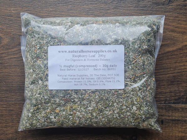 Raspberry Leaf 200g – Natural Horse Supplies